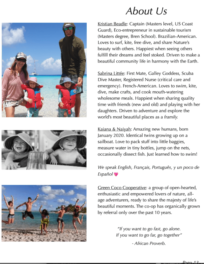 Our Expedition Proposal | Green Coconut Run