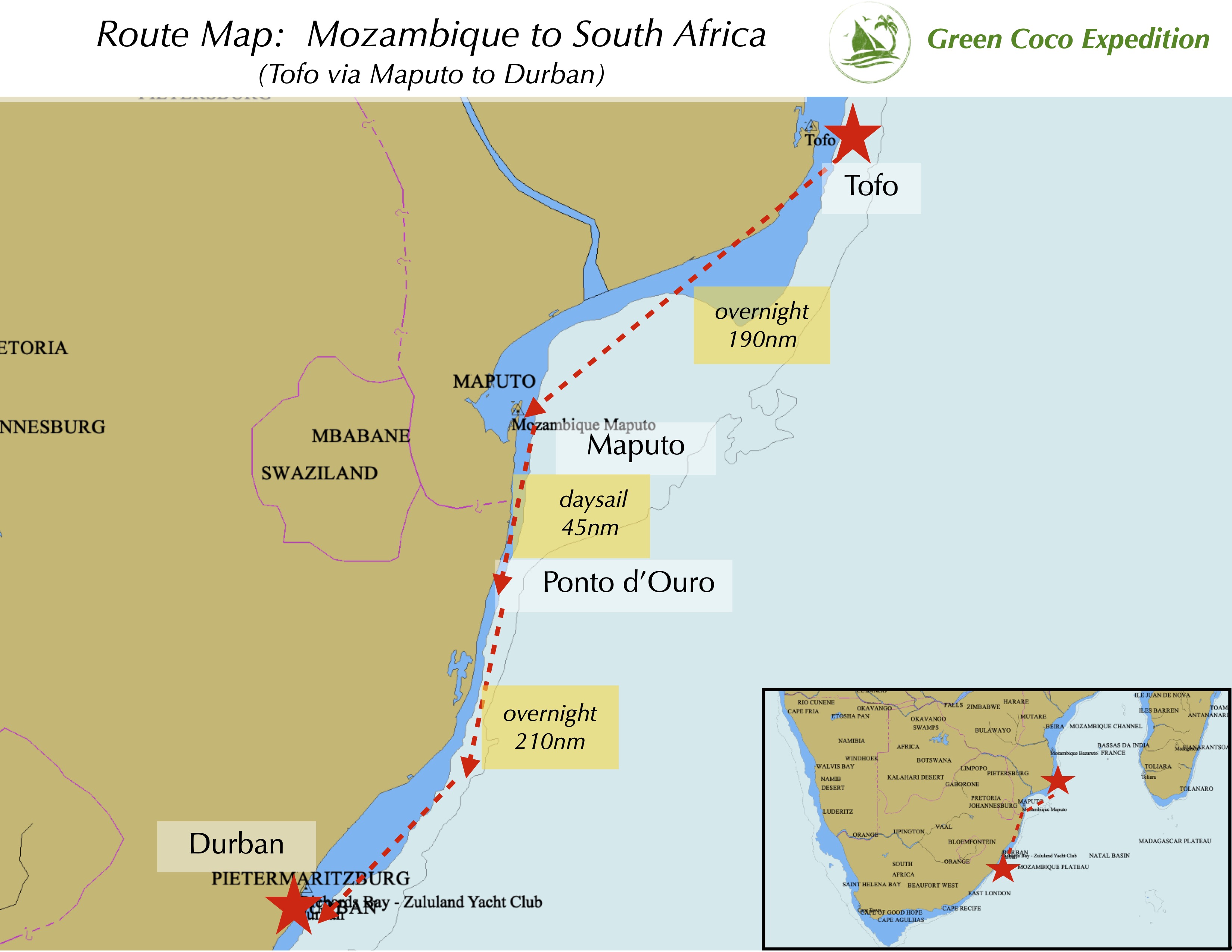 2024 Expedition Schedule: Seychelles, Madagascar, Mozambique, South Africa | Green Coconut Run