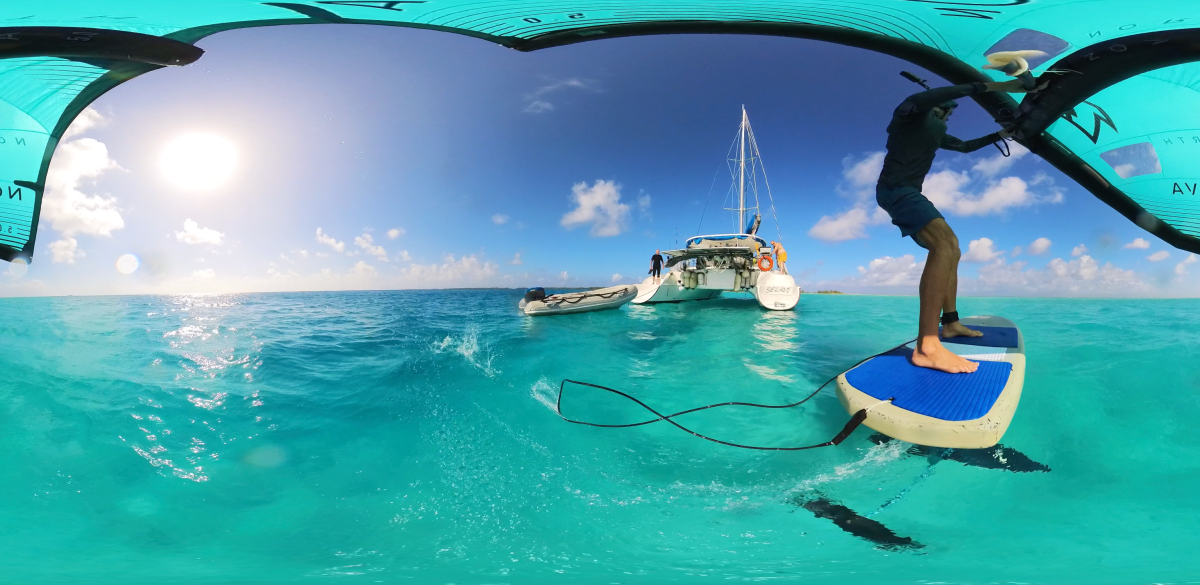 360 Green Coco begins! with Wing-foiling | Green Coconut Run